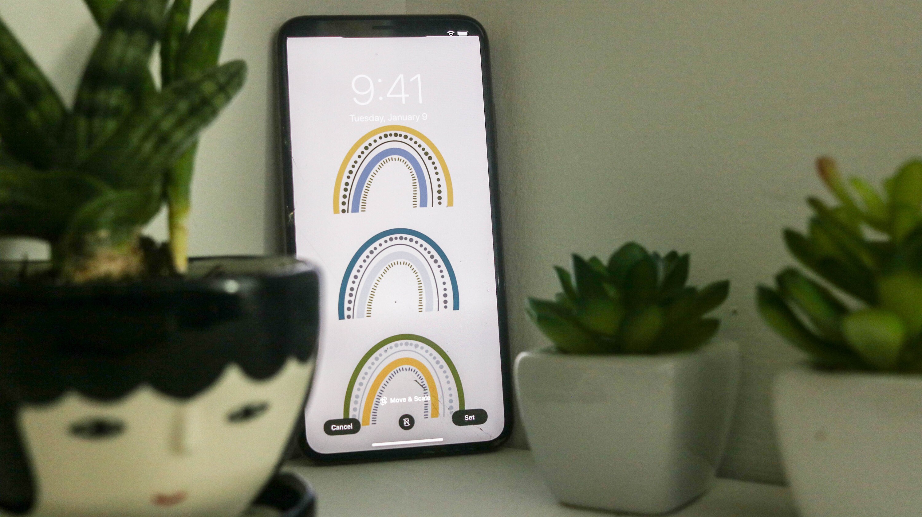 Phone Wallpaper Minimalist Rainbow - Etsy