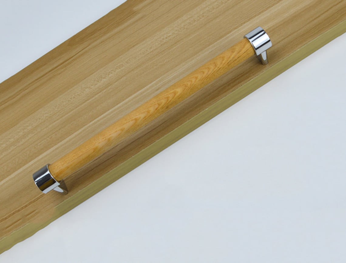 Modern Simple Wood Door Pull Handle Wardrobe Door Pull Handle - Etsy