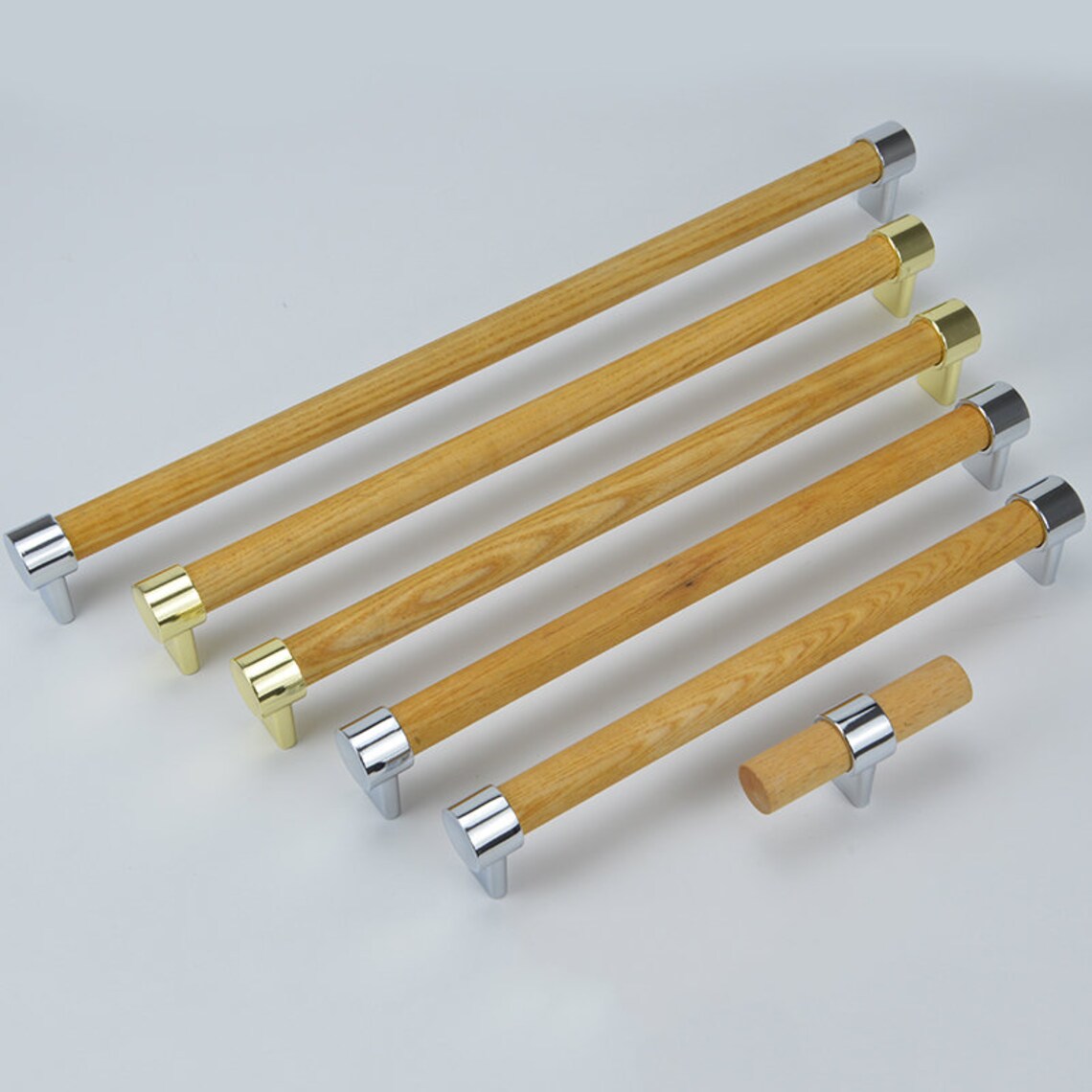 Modern Simple Wood Door Pull Handle Wardrobe Door Pull Handle - Etsy