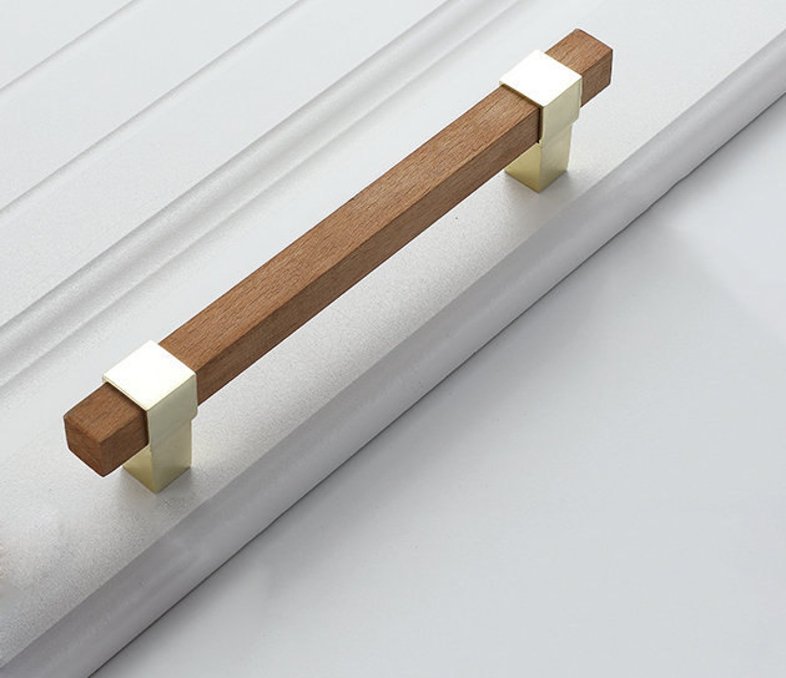 Wood Door Pull Handle Wardrobe Door Pull Handle Cabinet Door Knob Pull ...