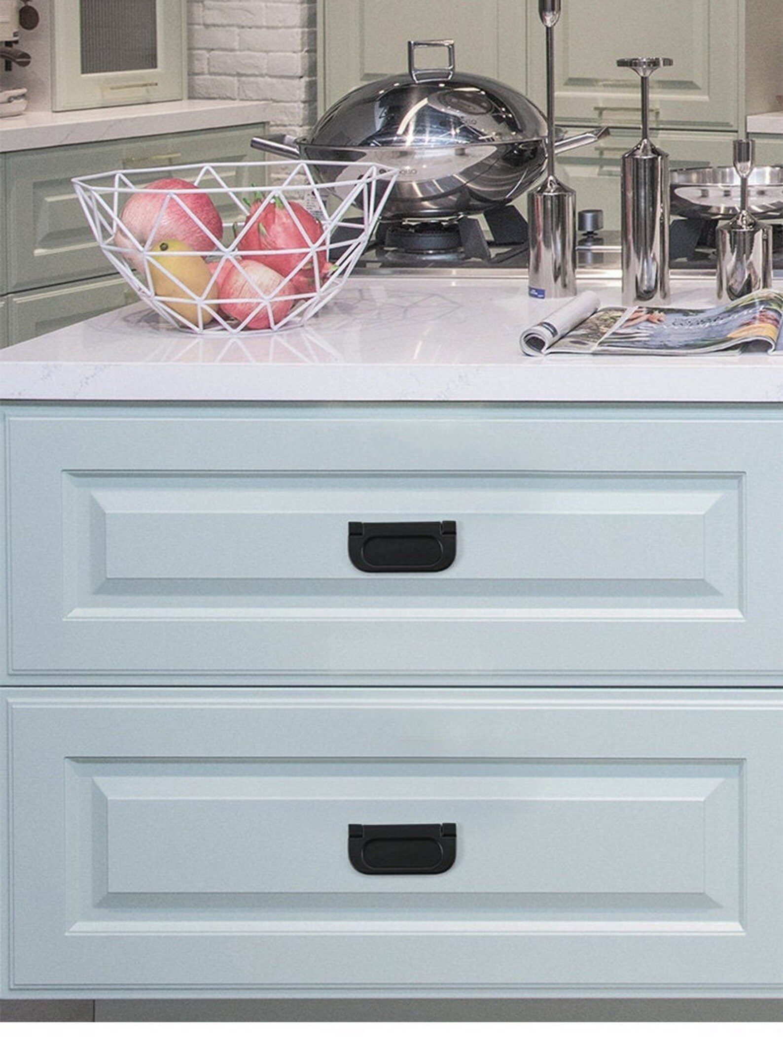 Modern Simple Pull Handle Drawer Door Pull Handle Wardrobe | Etsy