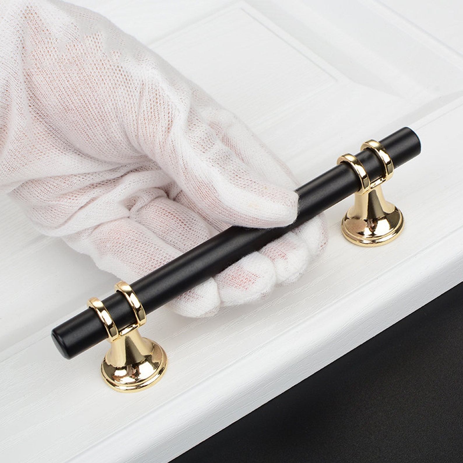 Gold Black Door Pull Handle Wardrobe Door Pull Handle Cabinet - Etsy