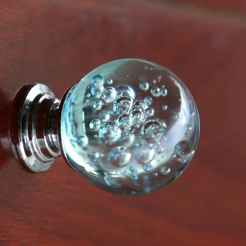 European Glass Crystal Small Knob Drawer Knob Dresser Knob - Etsy