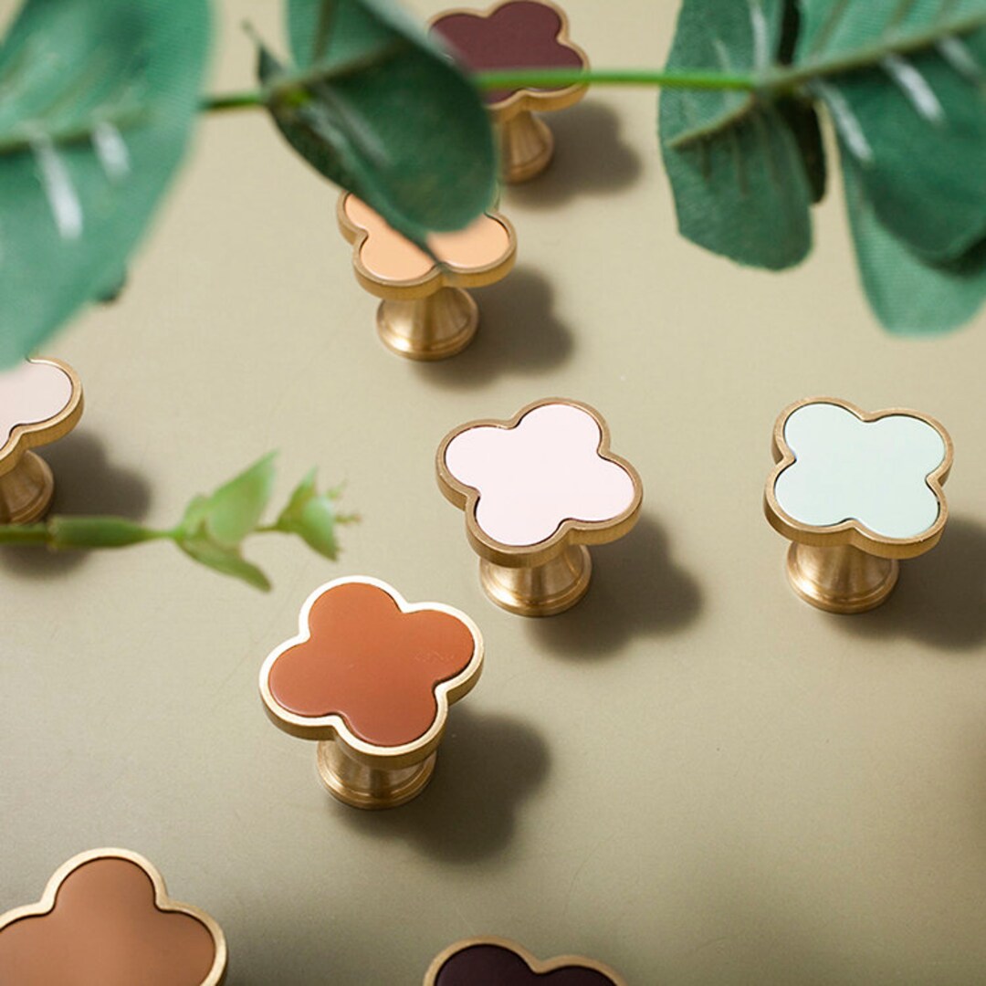 Modern American Brass Skin Small Knob Simple Cabinet Door Drawer ...