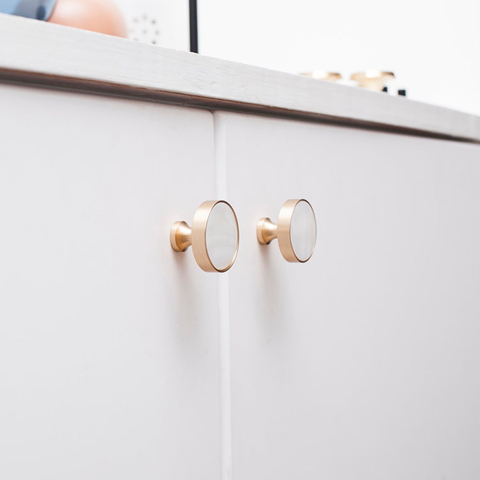 Nordic Wardrobe Brass Door Knob Drawer Knob Modern Furniture - Etsy