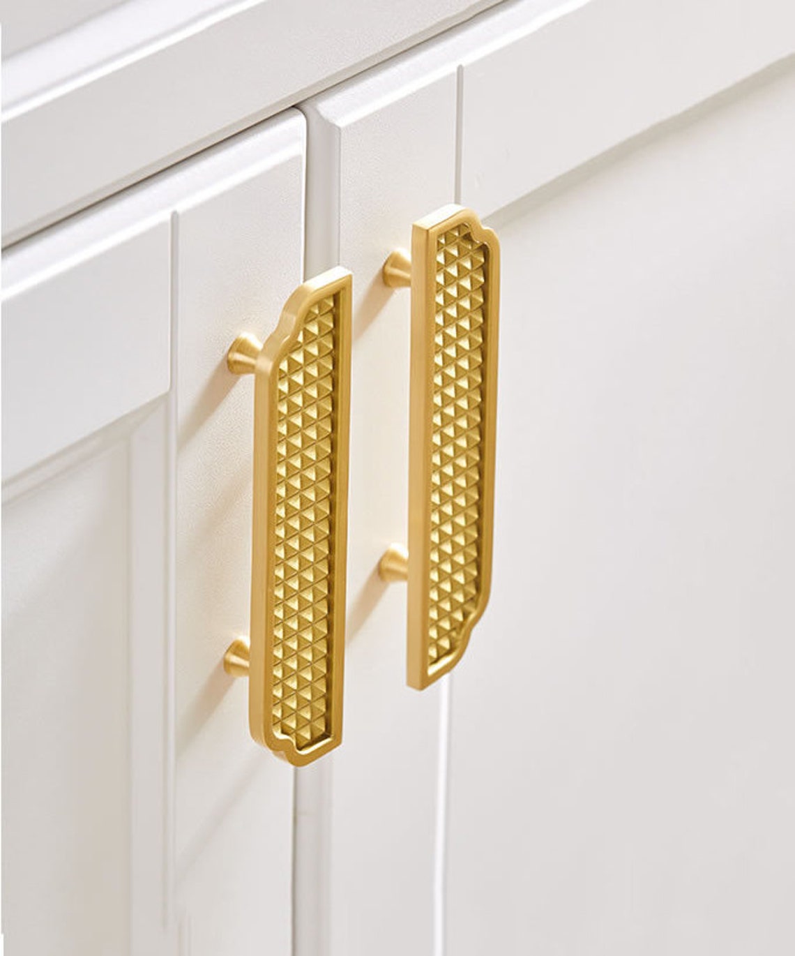 3.78 Solid Brass Wardrobe Cabinet Door Handle New - Etsy