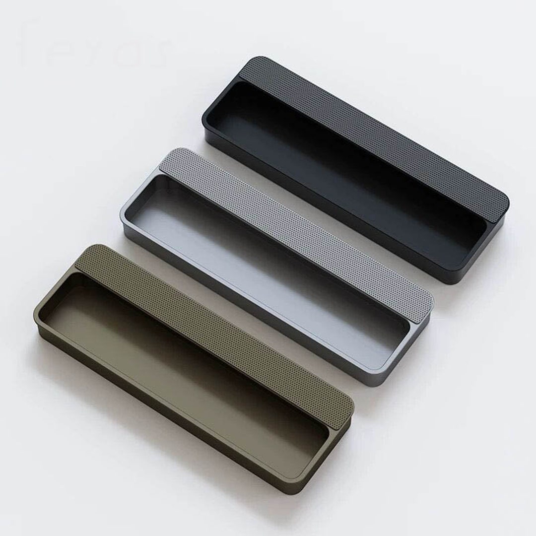 American Wardrobe Embedded Invisible Pull Handle High-grade Black ...