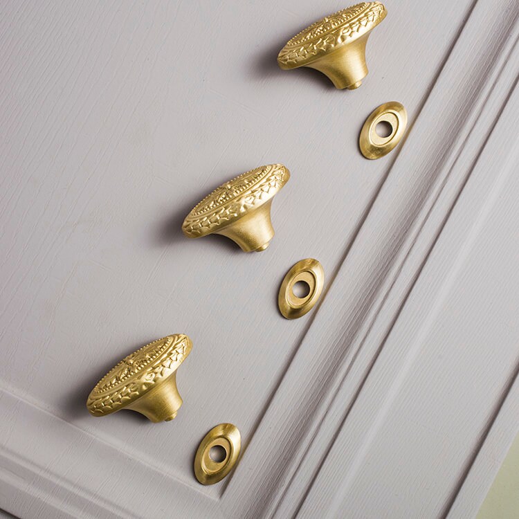 American Vintage Style Brass Drawer Knob Door Knob Wardrobe | Etsy