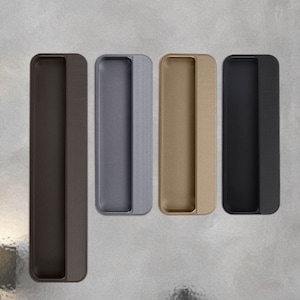 American Wardrobe Embedded Invisible Pull Handle High-grade Black ...