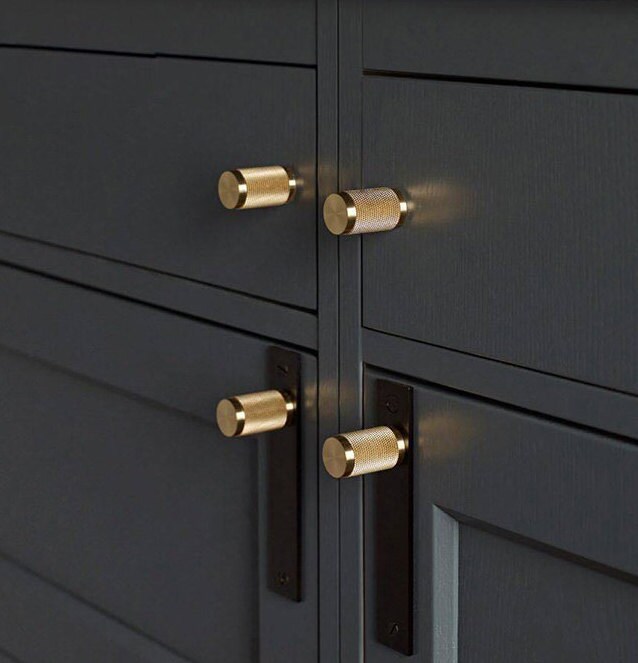 Nordic Wardrobe Brass Small Door Knob Drawer Knob Modern | Etsy