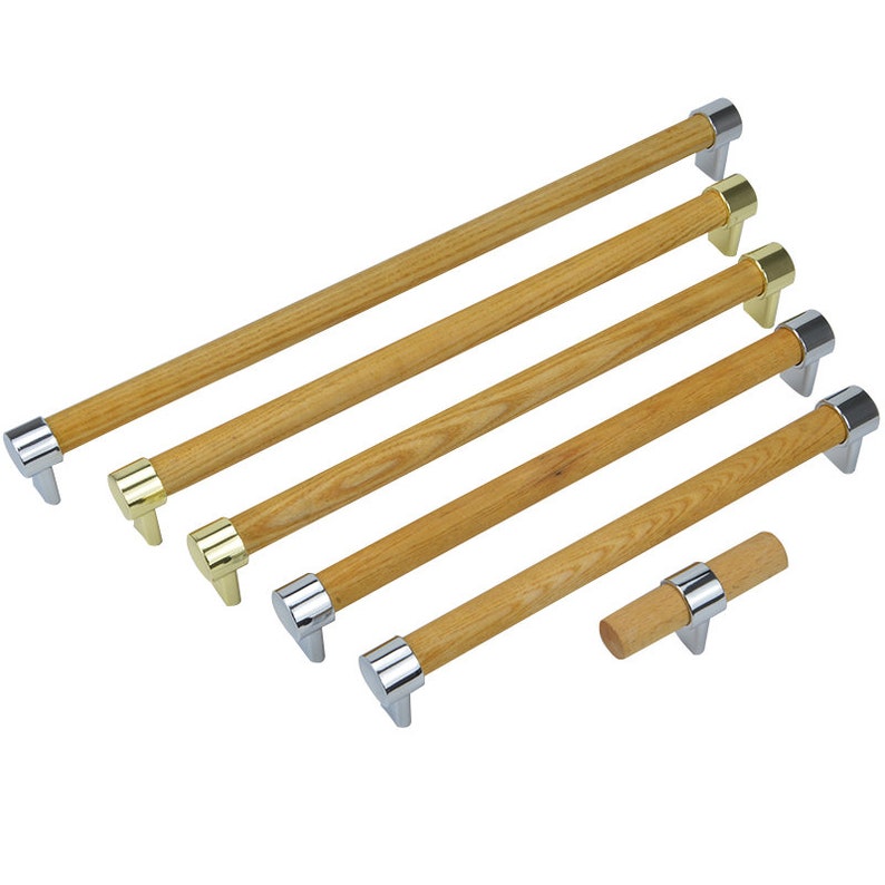 Modern Simple Wood Door Pull Handle Wardrobe Door Pull Handle - Etsy