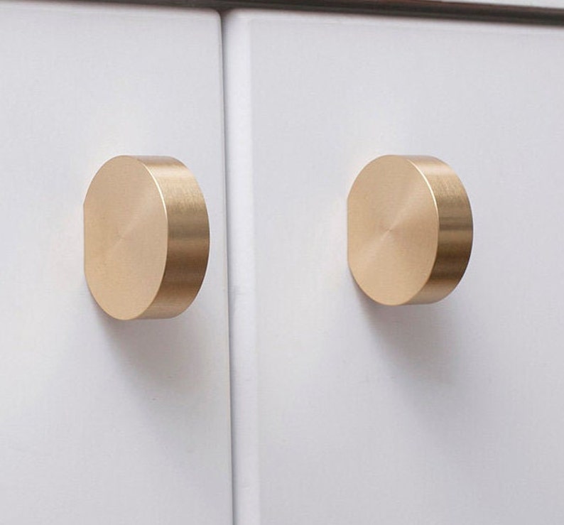 Modern Brass Small Door Knob Cabinet Knob Drawer Knob European | Etsy
