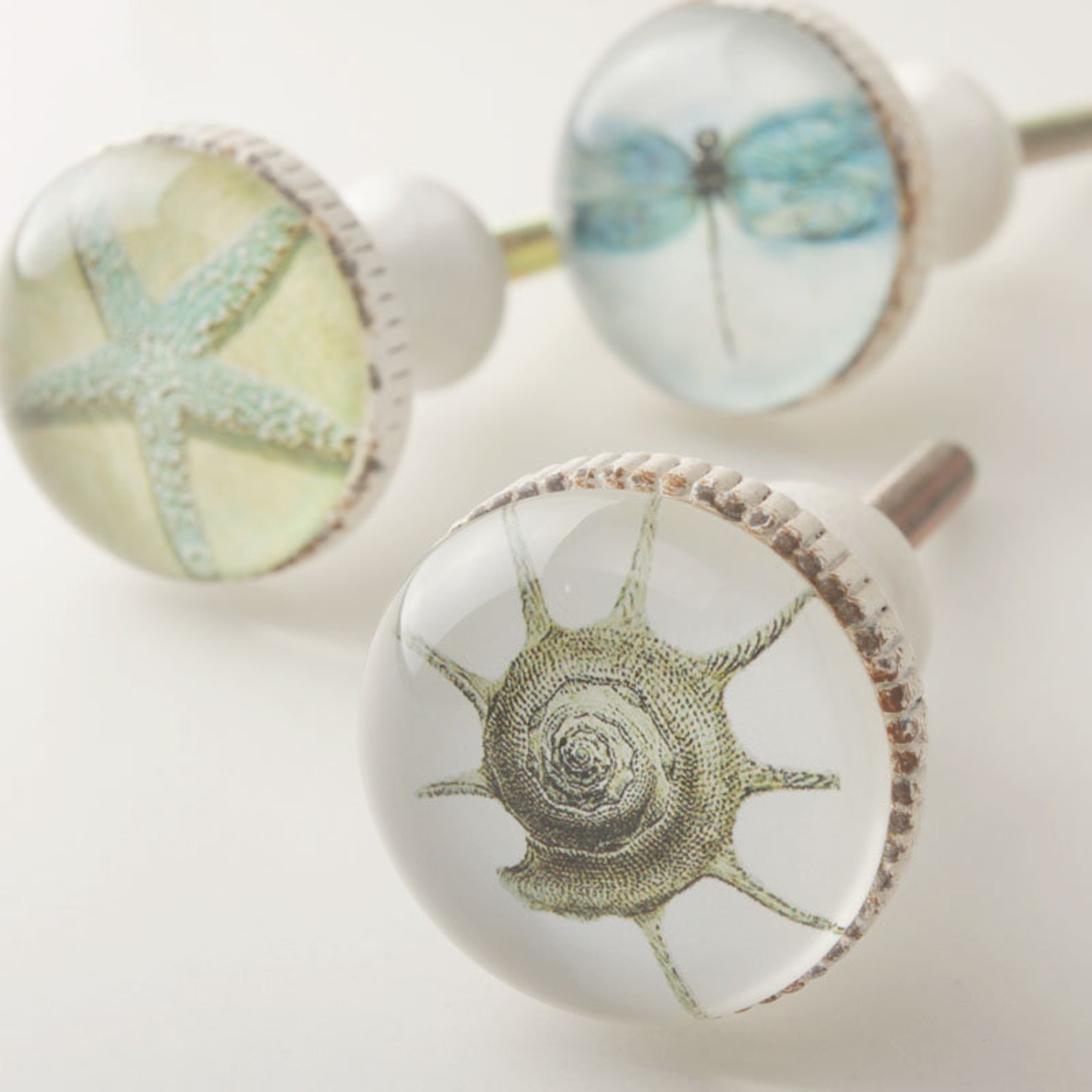 Ivory White Knob Mediterranean Style Simple Knob American | Etsy