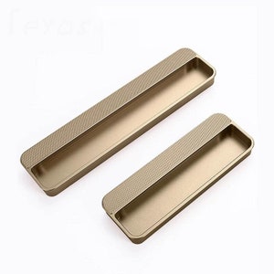 American Wardrobe Embedded Invisible Pull Handle High-grade Black ...