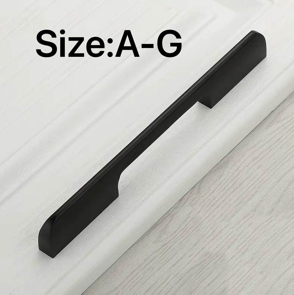 Long Pull Handle Modern Simple Black Gold Drawer Door Pull - Etsy Australia