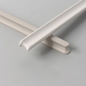 Modern Simple White Drawer Door Pull Handle Wardrobe Door Pull Handle ...