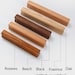 Solid Wood Door Pull Handle Walnut Wardrobe Bedside Table Drawer Wooden ...
