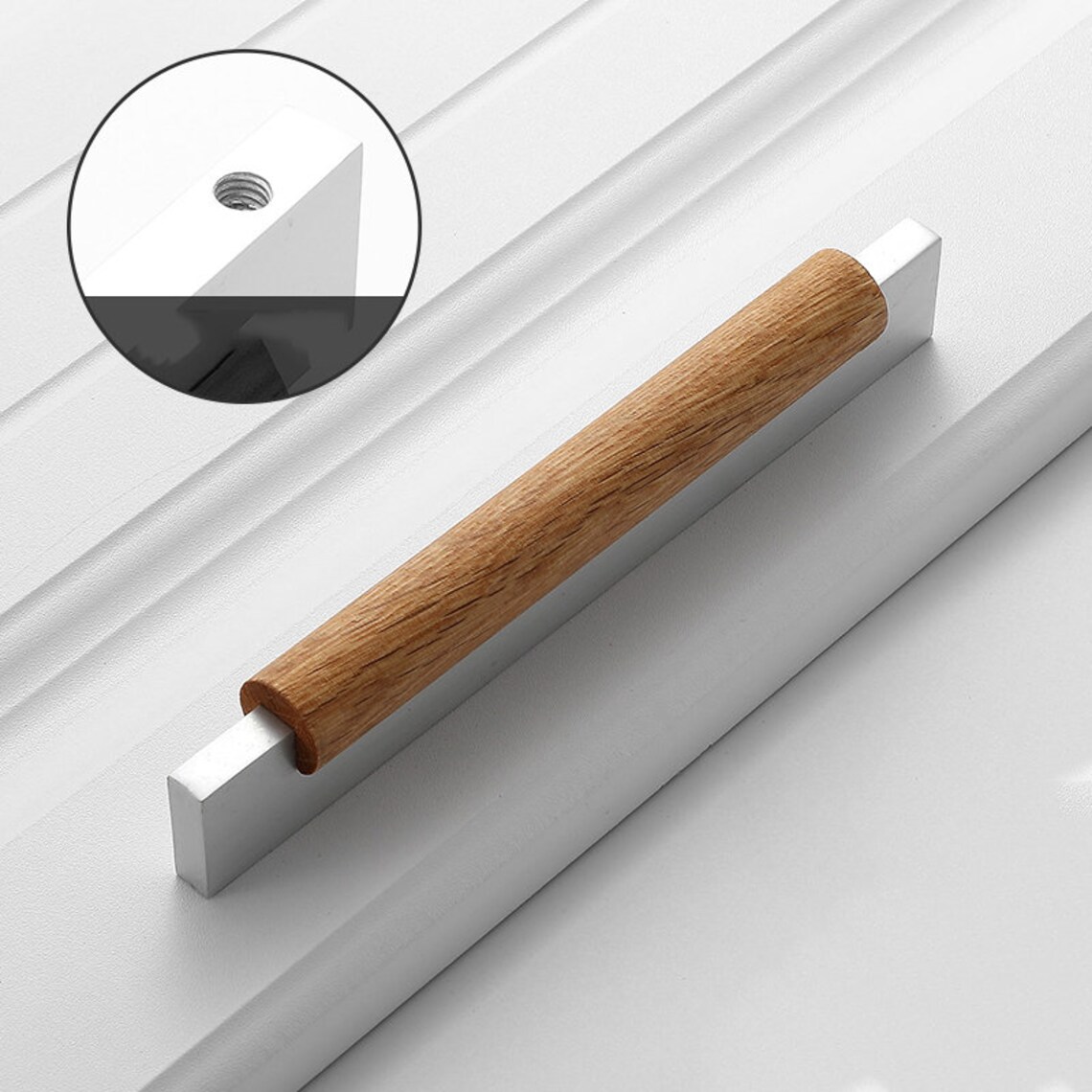 American Simple Wood Door Pull Handle Wardrobe Door Pull - Etsy