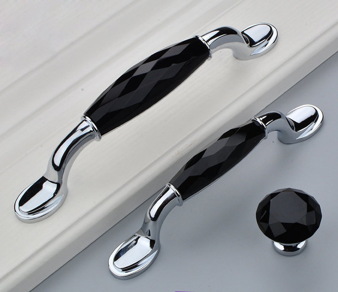 Crystal Wardrobe Door Pull Handle Cabinet Door Knob Pull - Etsy