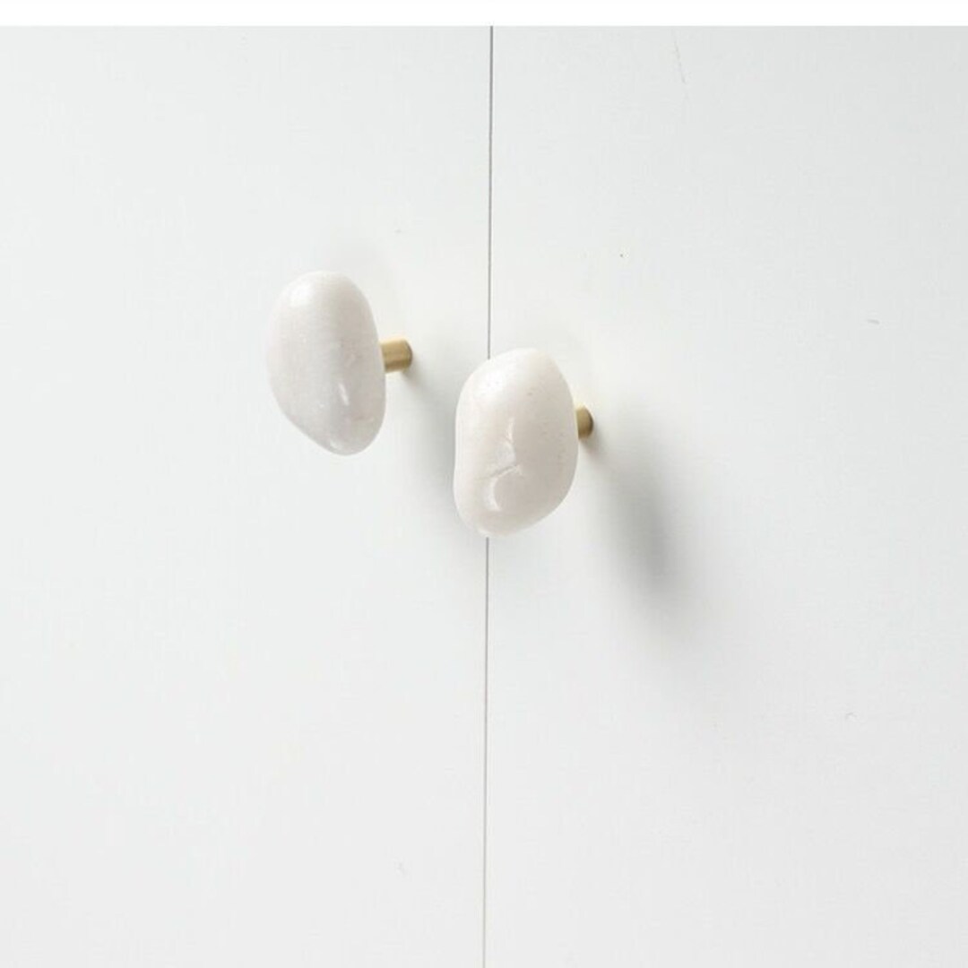 Creative Knob Wardrobe Door Stone Knob Simple Nordic Drawer Knob - Etsy