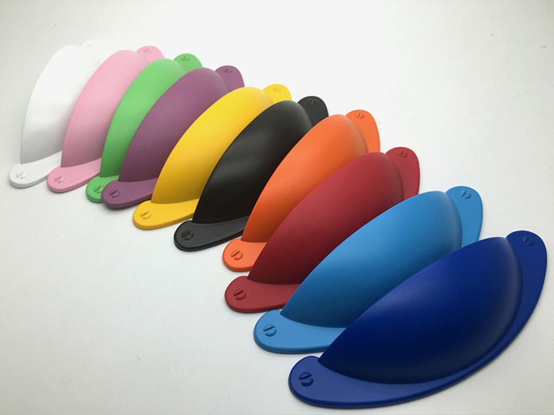 3 Modern Color Door Pull Handle Pink Red Yellow Orange Black Green ...