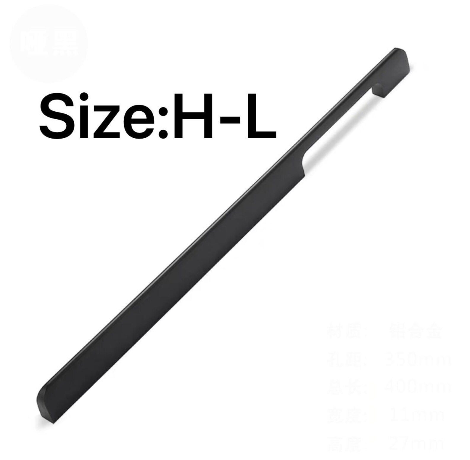 Long Pull Handle Modern Simple Black Gold Drawer Door Pull - Etsy Australia