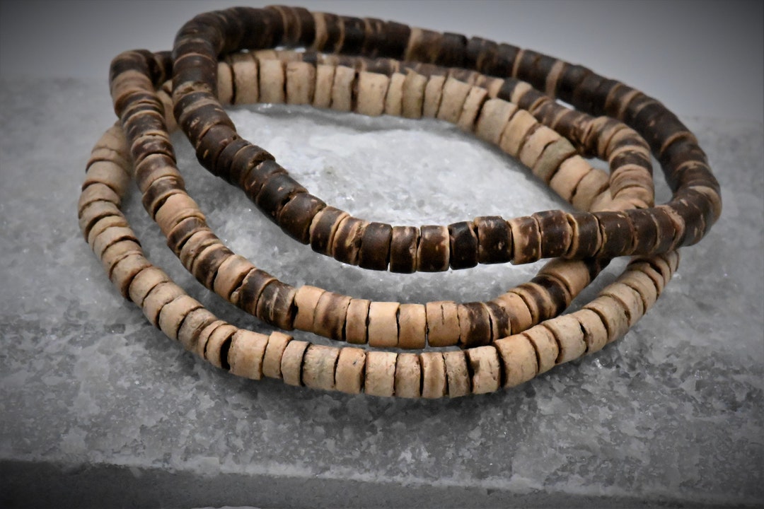 Coconut Shell Bracelet Stack by Copperskyjewelry - Etsy