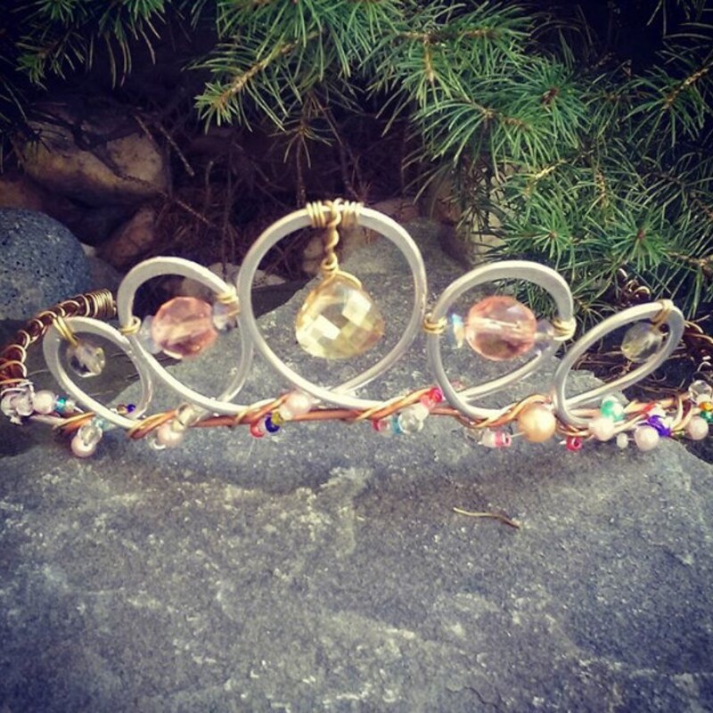 Wire Wrap Tiara - Etsy
