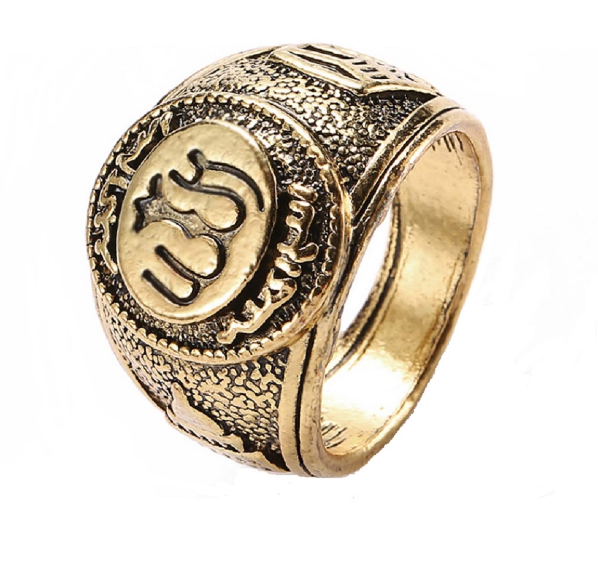 Allah Rasool Muhammad Finger Ring Arabic Islamic Religious Muslim Eid ...