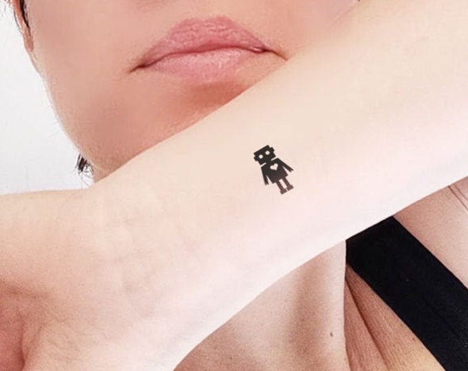 Night & Day Matching Tattoos Temporary Tattoo set of 4 - Etsy