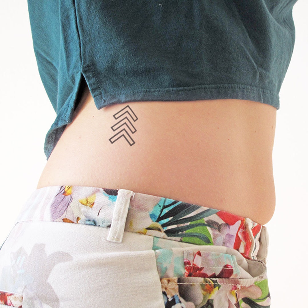 Arrow Temporary Tattoo set of 2 - Etsy