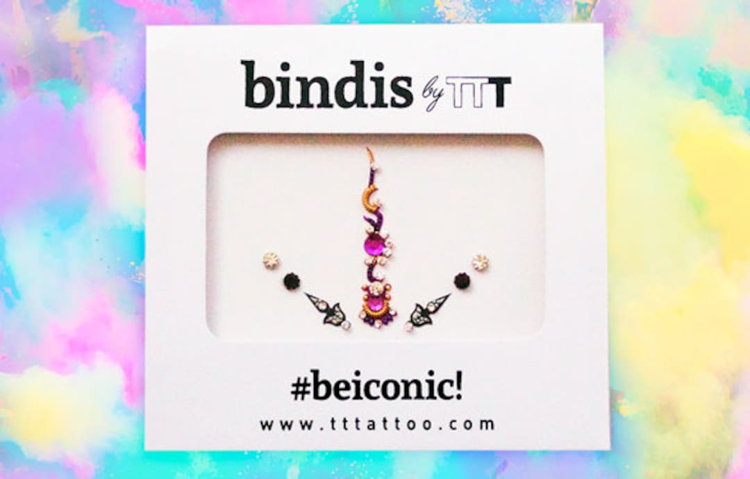 Wild Life Bindi Set - Face Gems Stick Bindi Dots Jewels Bindi Dots ...