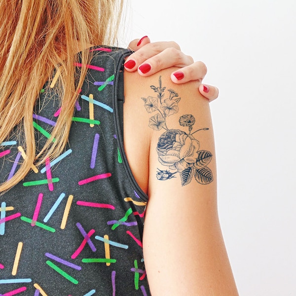 Large Temporary Tattoo - Etsy