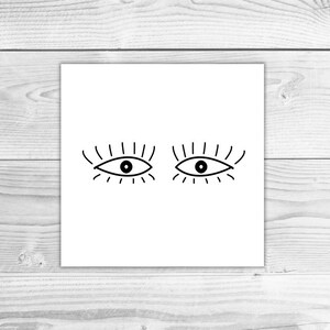 Eye of Insight Temporary Tattoo set of 2 - Etsy