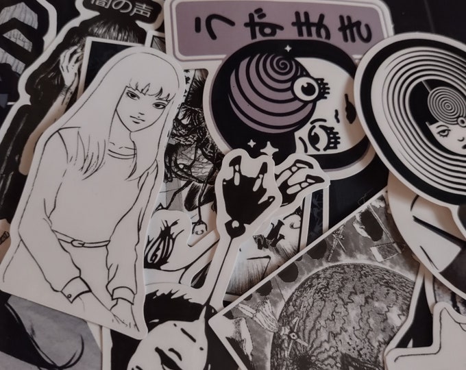 Random Horror Stickers - Junji Ito Manga Stickers - Laptop Stickers ...