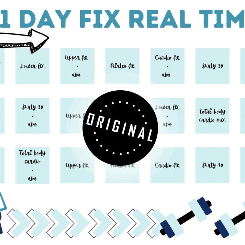 21 Day Fix Tracker - Etsy