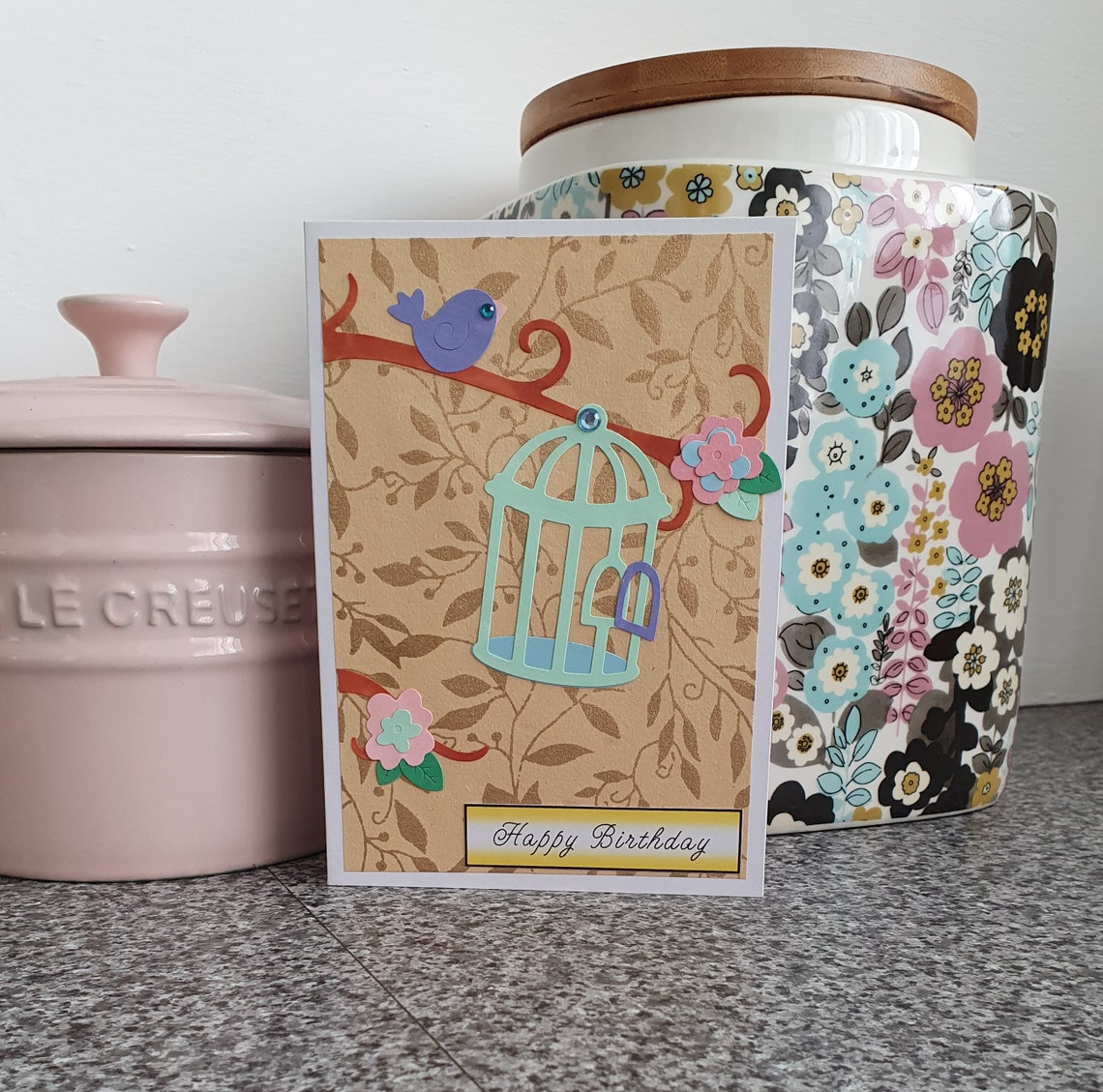 Handmade Bird Card, Happy Birthday, Birthday Wishes, Bird Lover Card ...