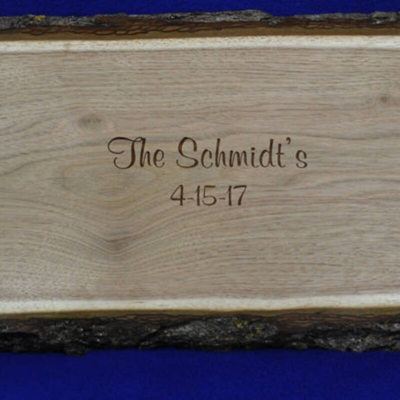 Wood Slab Guest Book - Etsy