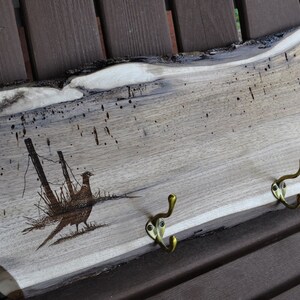 Christmas Gifts for Men ~ Pheasant Hunting ~ Live Edge ~ Reclaimed Wood ...