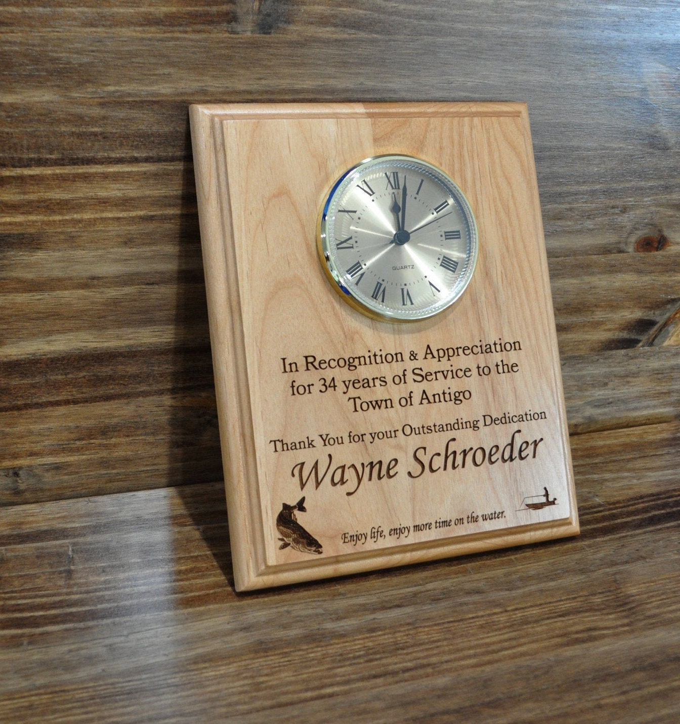 Retirement Gift Appreciation Gift For Employee Clock Gift | Etsy