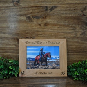 Cowgirl Frame ~ Horses ~ Horse Frame ~ Horse ~ Custom Picture Frame ...