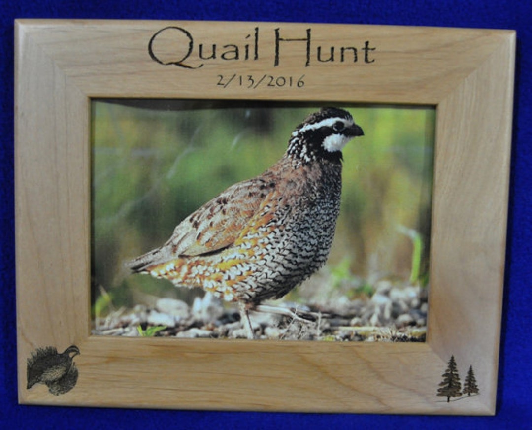 Quail Hunting Hunting Frame Hunting Picture Frame First - Etsy