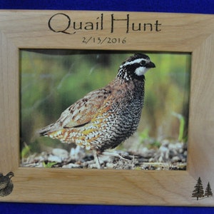 Quail Hunting ~ Hunting Frame ~ Hunting Picture Frame ~ First Hunt ...