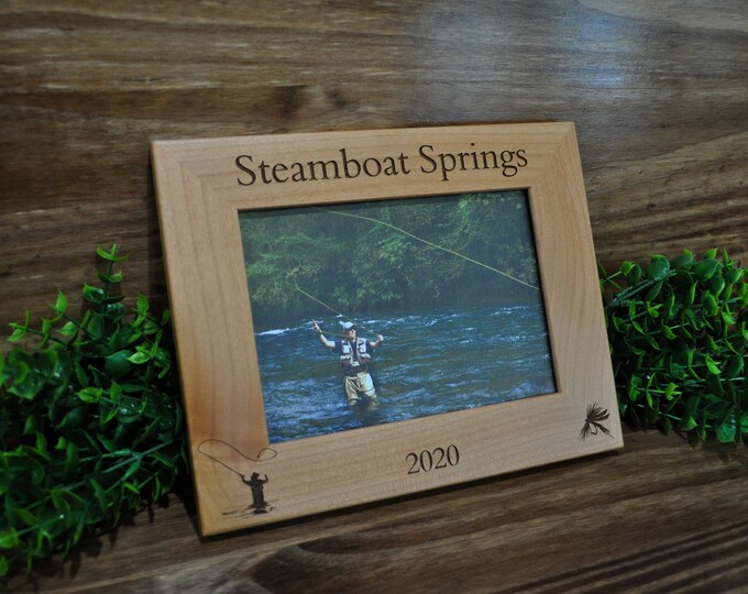 Fishing Frame, Fly Fishing, Gift for Dad, Birthday Gift for Dad ...