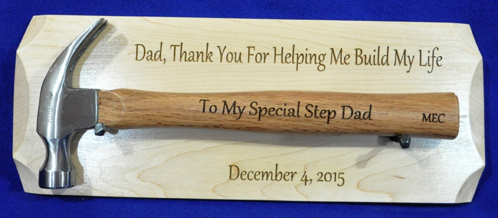 Step Father Gift ~ Wedding Gift for Step Dad ~ Gift to Dad ~ Engraved ...