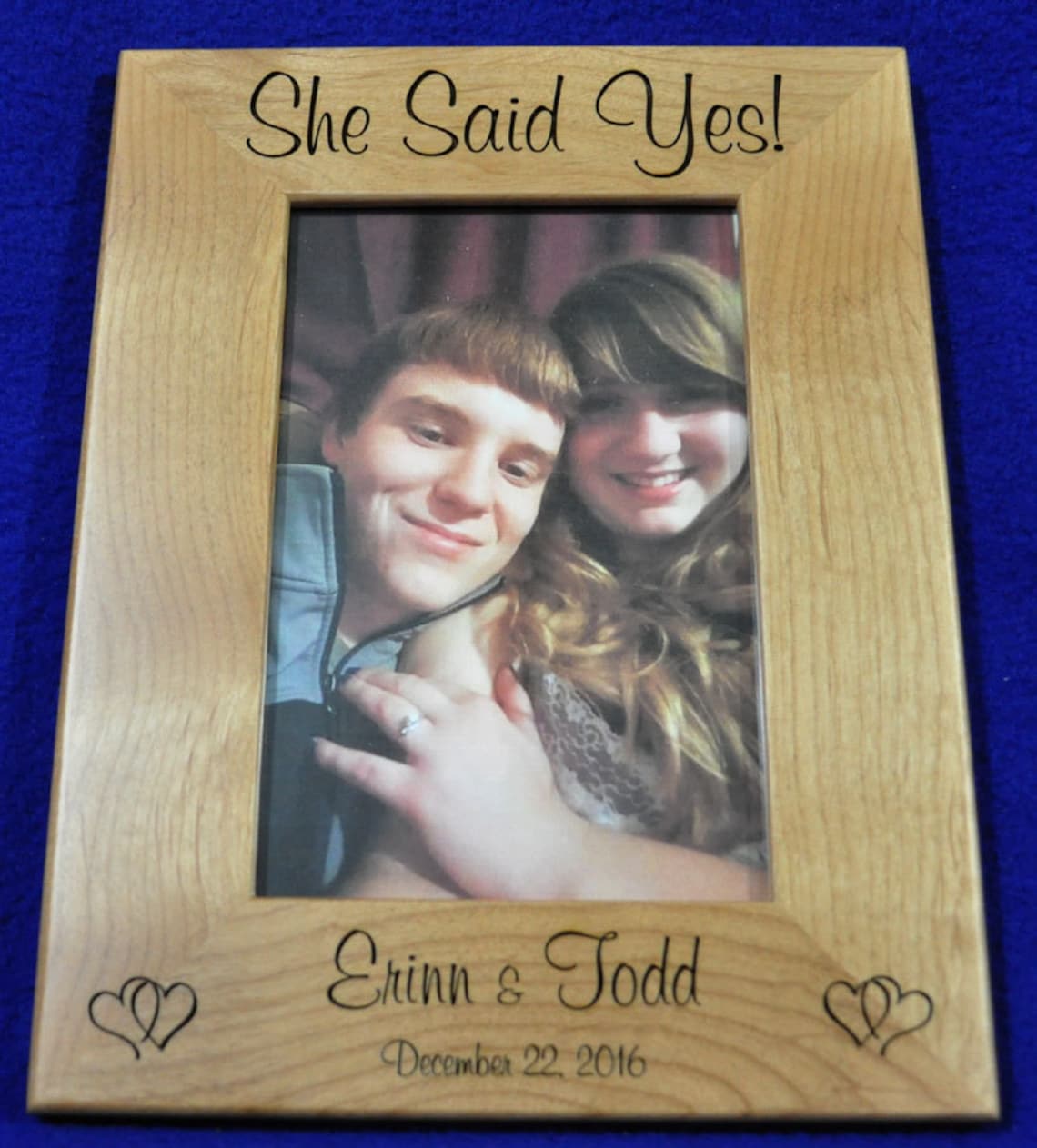 Engagement Frame ~ Wedding Proposal Frame ~ Gift for Engaged Couple ...