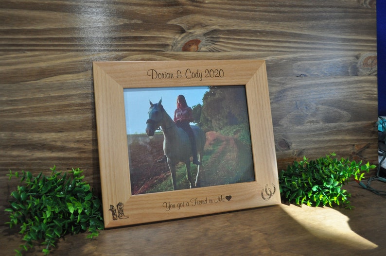 Horse Frame Horse Custom Picture Frame Picture Frame | Etsy