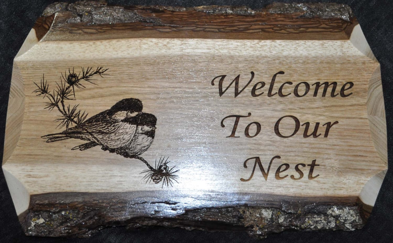 Welcome Sign. Live Edge. Grandma Gift. Reclaimed Wood. | Etsy