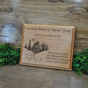 Sympathy Gifts, Memorial Gift, Farmer Memorial, in Loving Memory Of ...