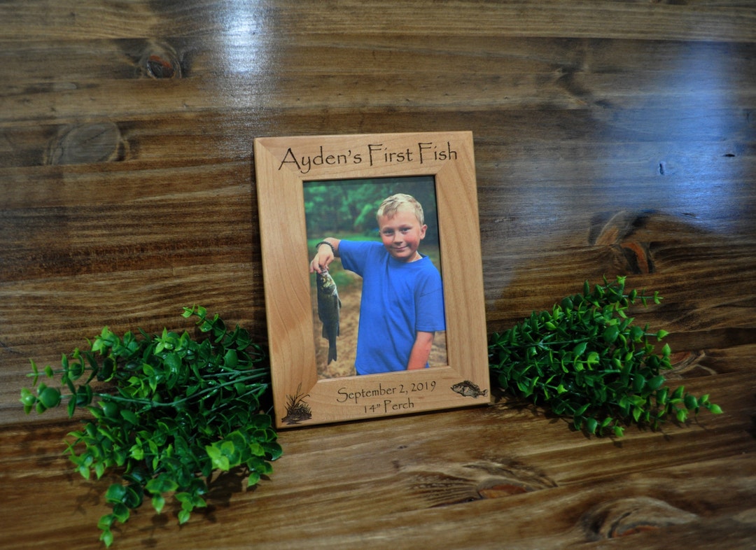 First Fish Frame | Fishing Frames | Custom Frames | Child's First Fish ...